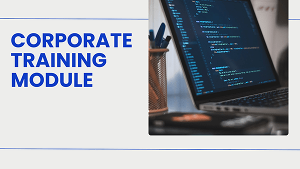 Corporate training module | Genially templates