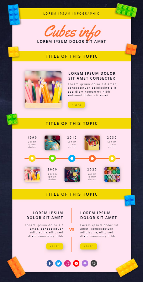 Academic infographic | Genially templates