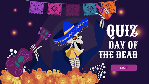 Day of the dead quiz | Genially templates