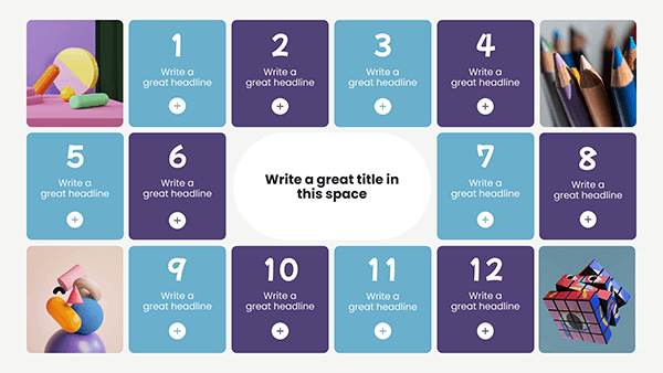 Fresh list | Genially templates