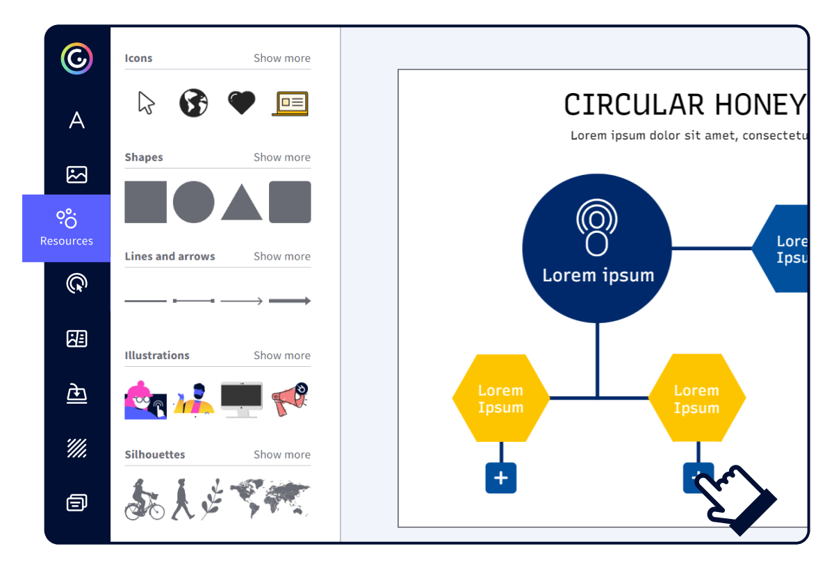 Create interactive concept maps with Genially