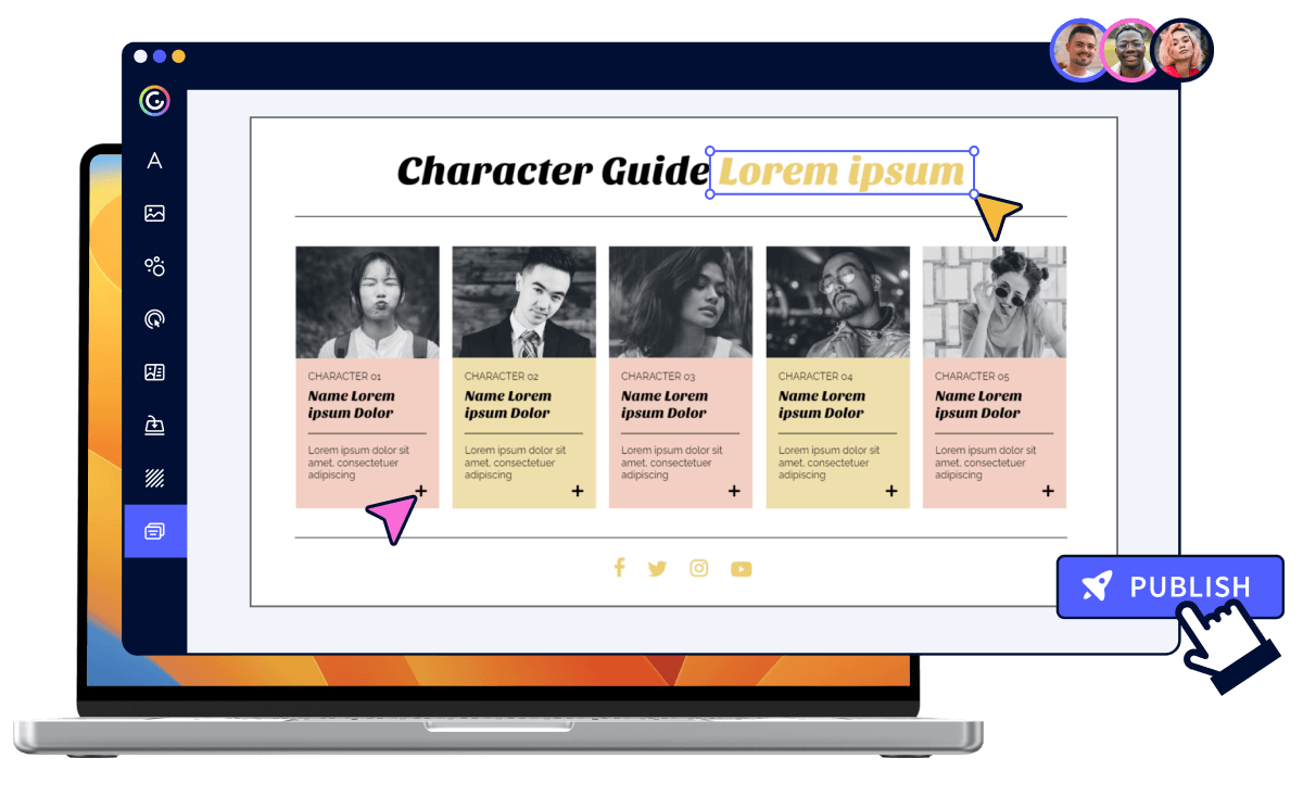 Create interactive cards with Genially